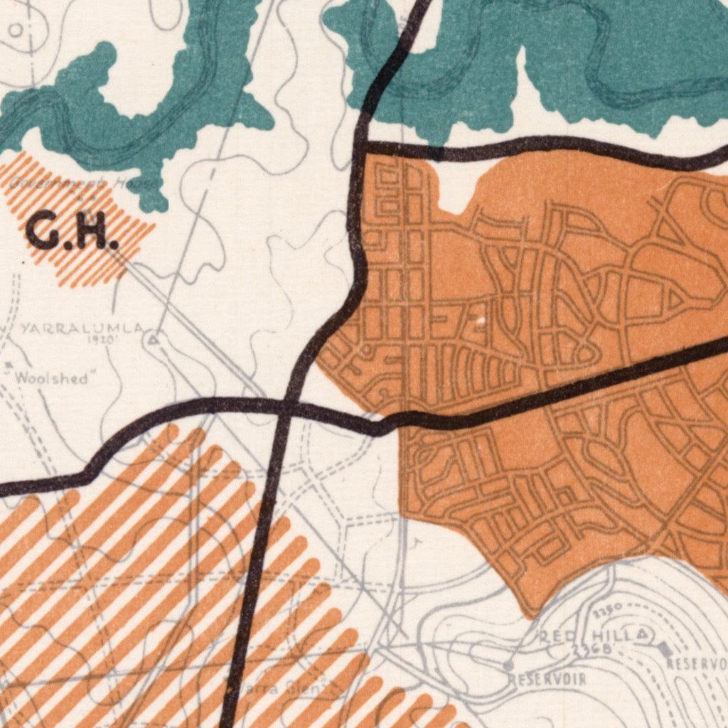 Canberra City District Outline Development Plan, 1959 – Australia Prints